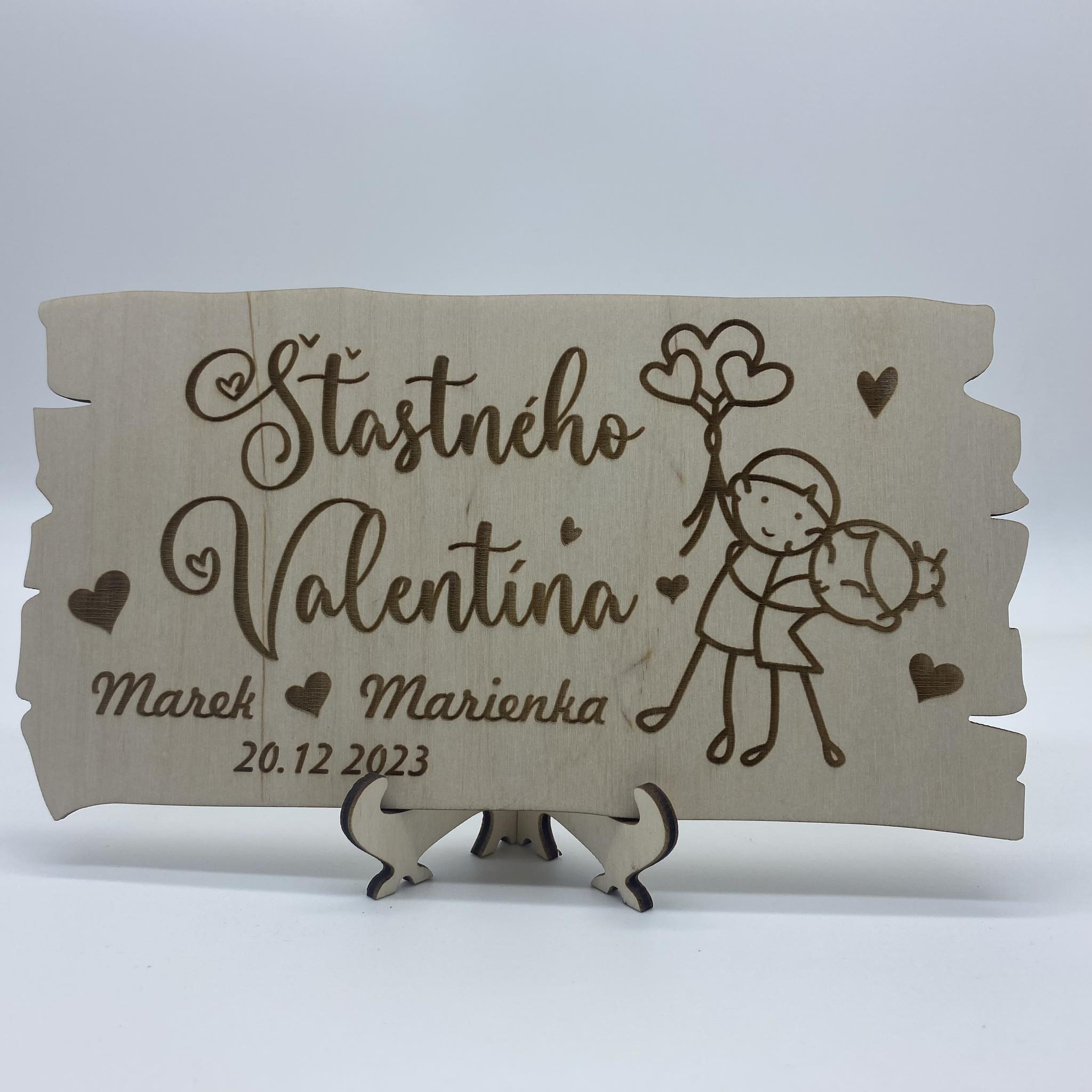 Valentínske darčeky | KMDESING - Dekorácie z dreva